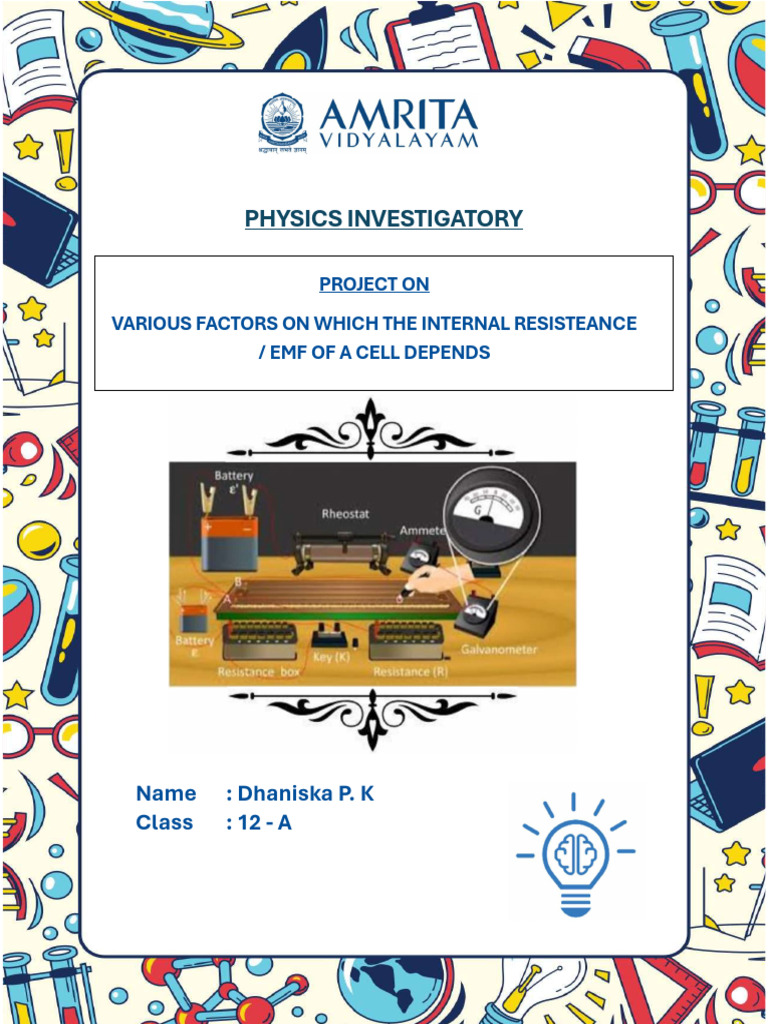 Internal Resistance Factors in Cells | PDF