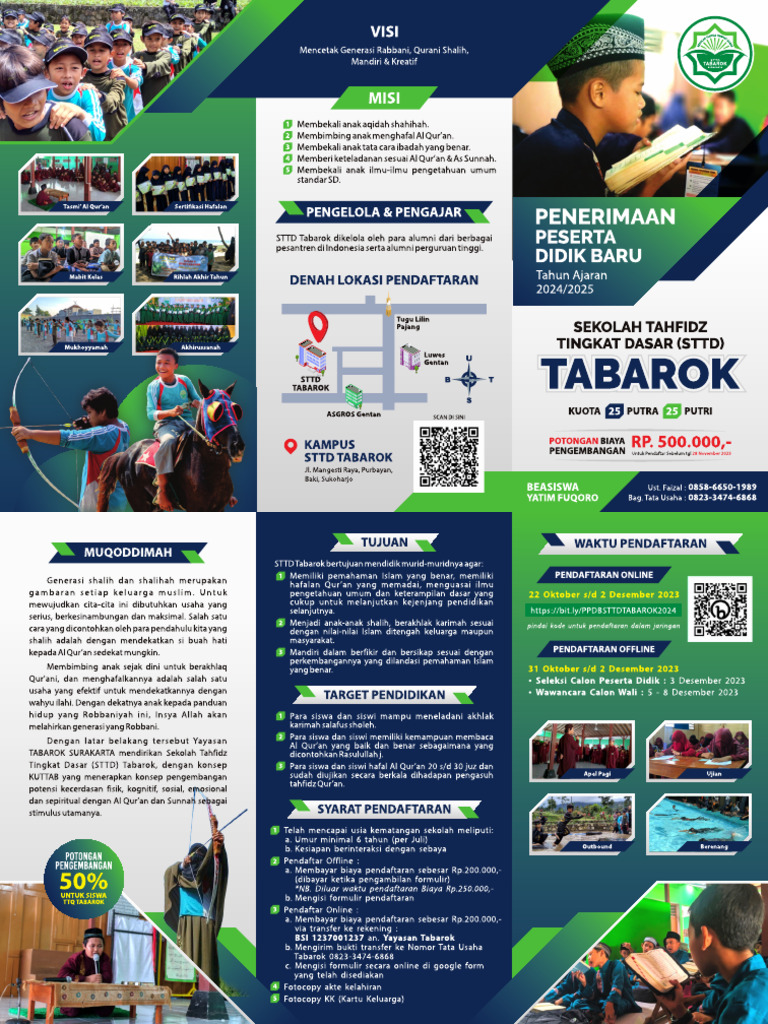 Brosur Tabarok 2023 | PDF