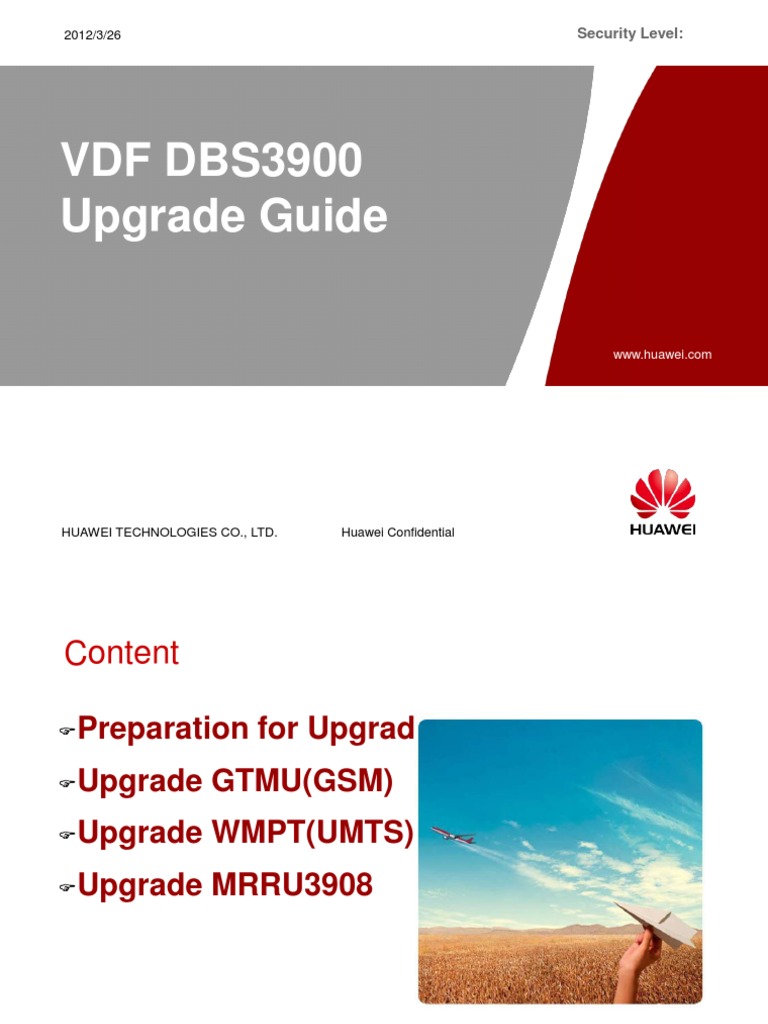 Upgrade VDF DBS3900 Guide | PDF | File Transfer Protocol | System Software