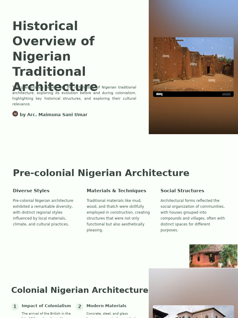 Overview of Nigerian Traditional Architecture | PDF | Nigeria | Igbo People