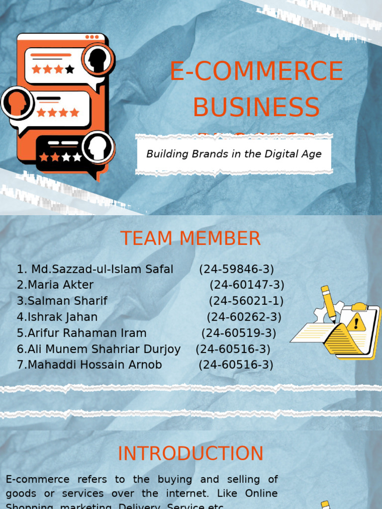 E Commerce Business Process Presentation | PDF