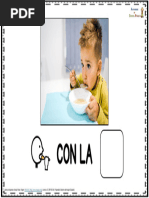 Material Teacch Frases Cortas Asociacion Verbo Objeto 4 | PDF