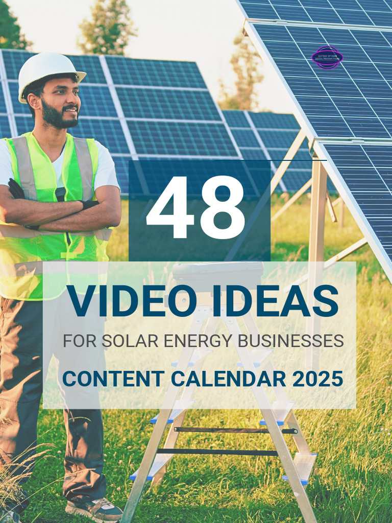 Video Marketing Ideas for Solar Businesses | PDF | Marketing | Solar Power