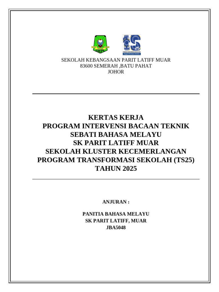 Kertas Kerja Teknik SEBATI | PDF