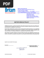 Motor Proposal Form EDITABLE V2 | PDF | Vehicle Insurance | Insurance