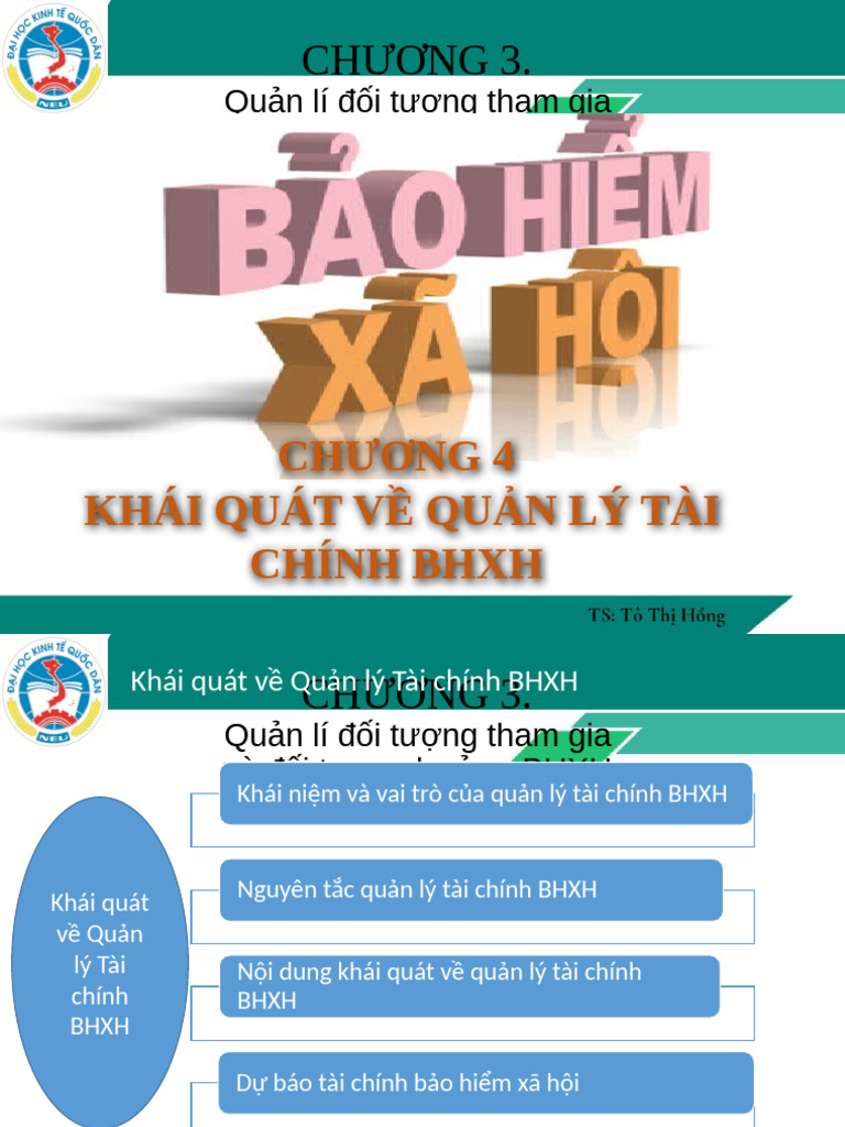Chương 3.: Chương 4 Khái Quát Về Quản Lý Tài Chính Bhxh | PDF