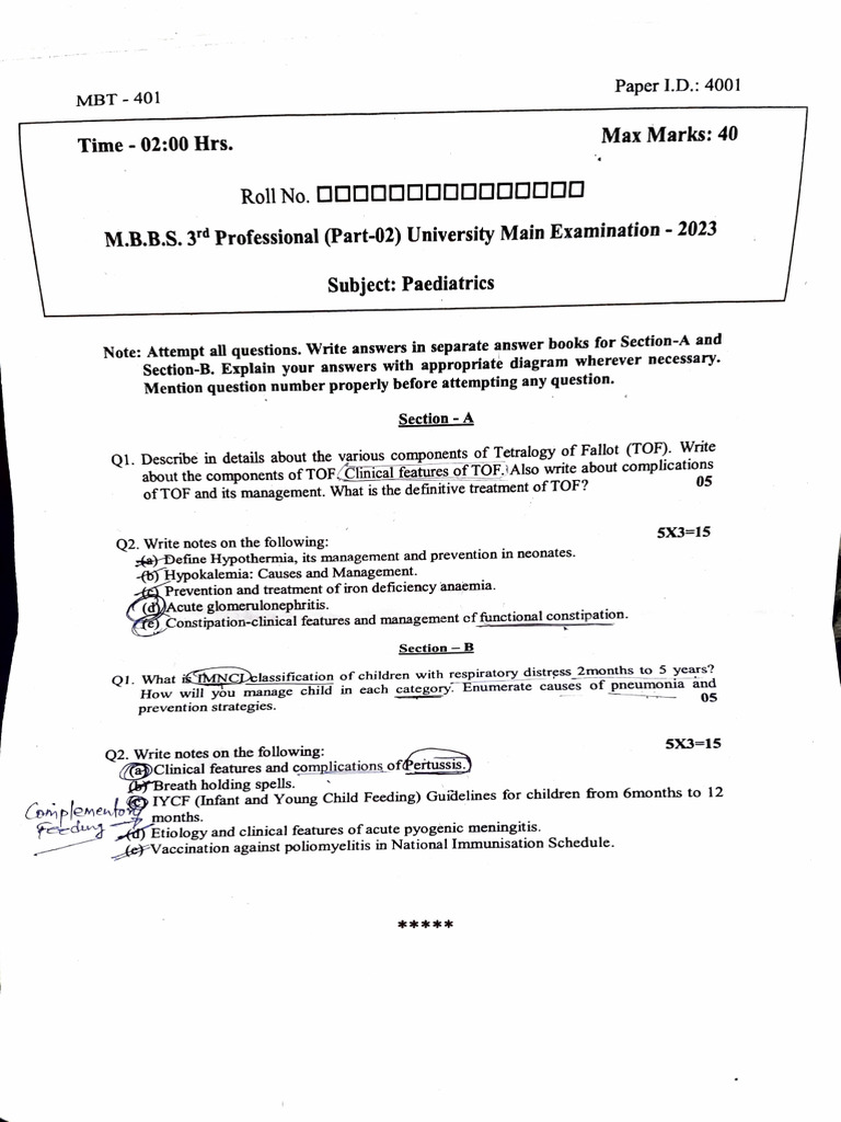 2018 University Proff Paper.. | PDF | Pregnancy | Human Diseases And Disorders