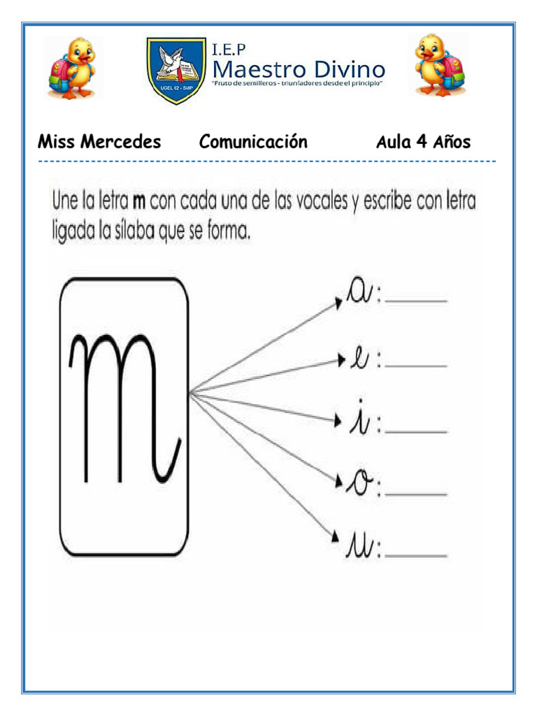 Fichas Del Dia de La Madre | PDF