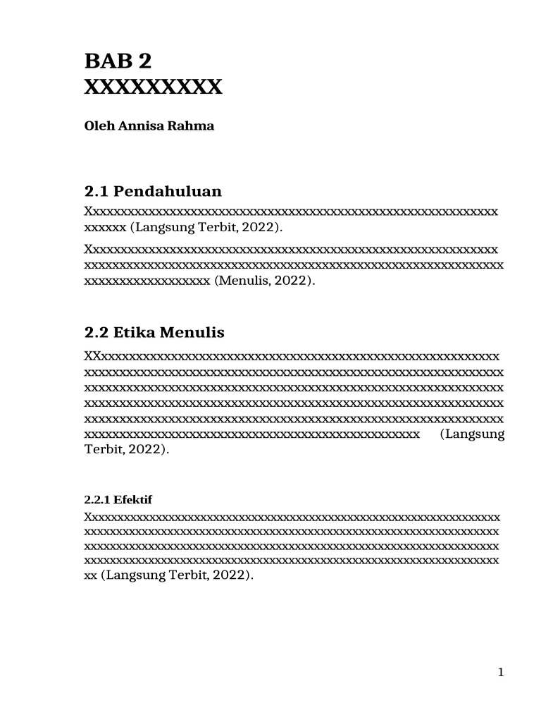 Template Buku L2T | PDF