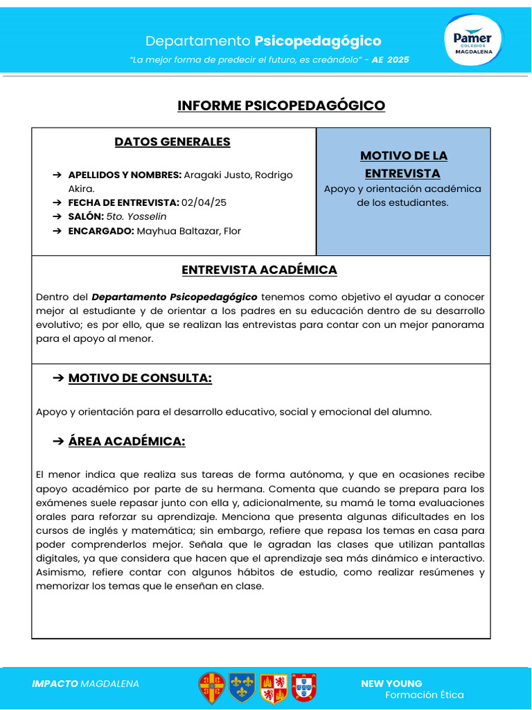 Aragaki Justo, Rodrigo Akira | PDF | Aprendizaje | Enseñando