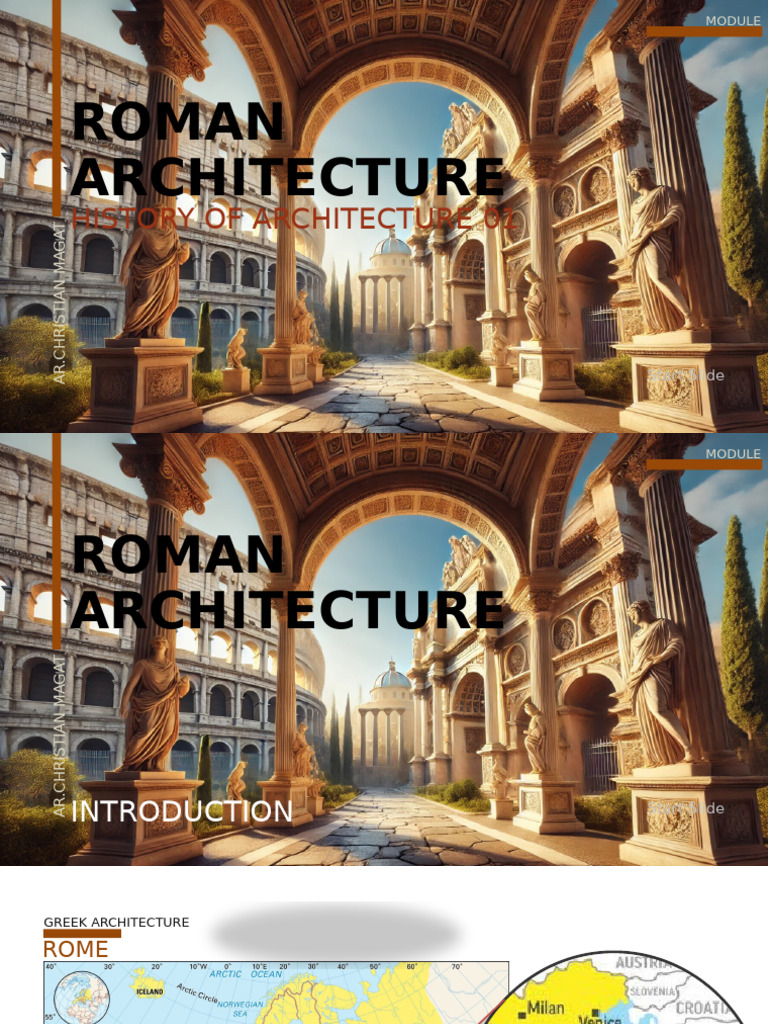 Roman Architecture Introduction | PDF | Roman Empire | Classical Antiquity