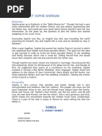 Mamma Mia Musical Script Excerpt | PDF