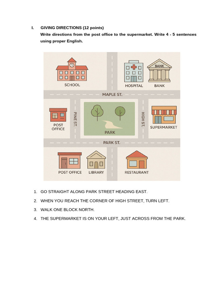 Giving Directions | PDF