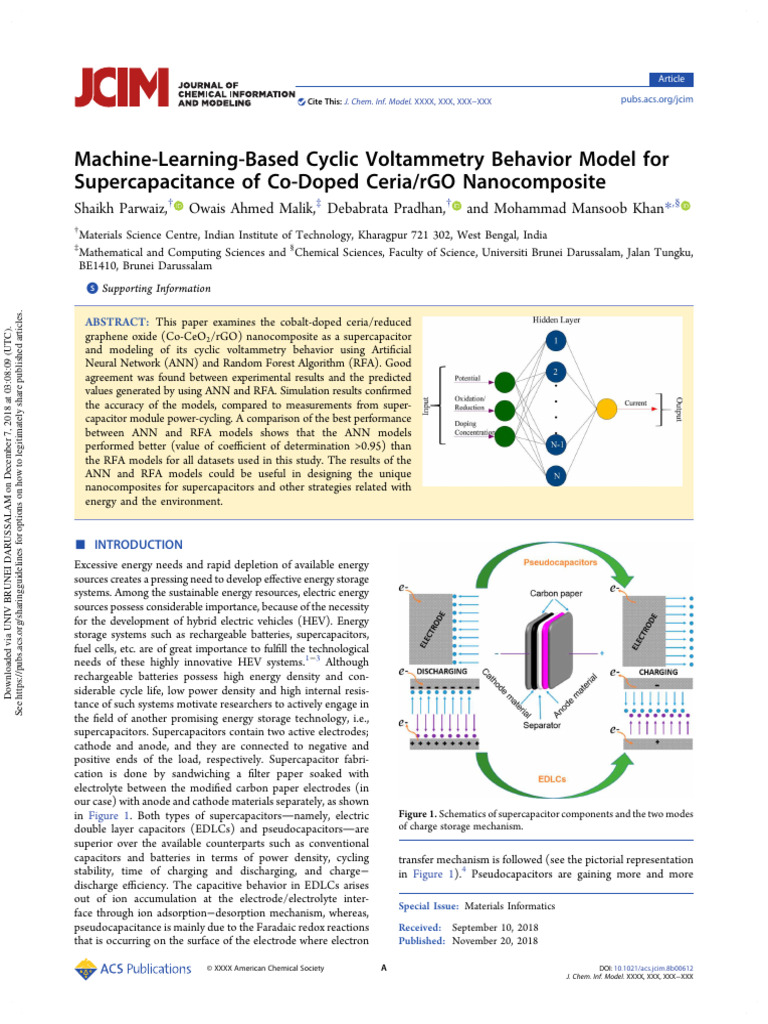 Machine Learning Based Cyclic Voltammetr 250124 120459 | PDF | Electricity