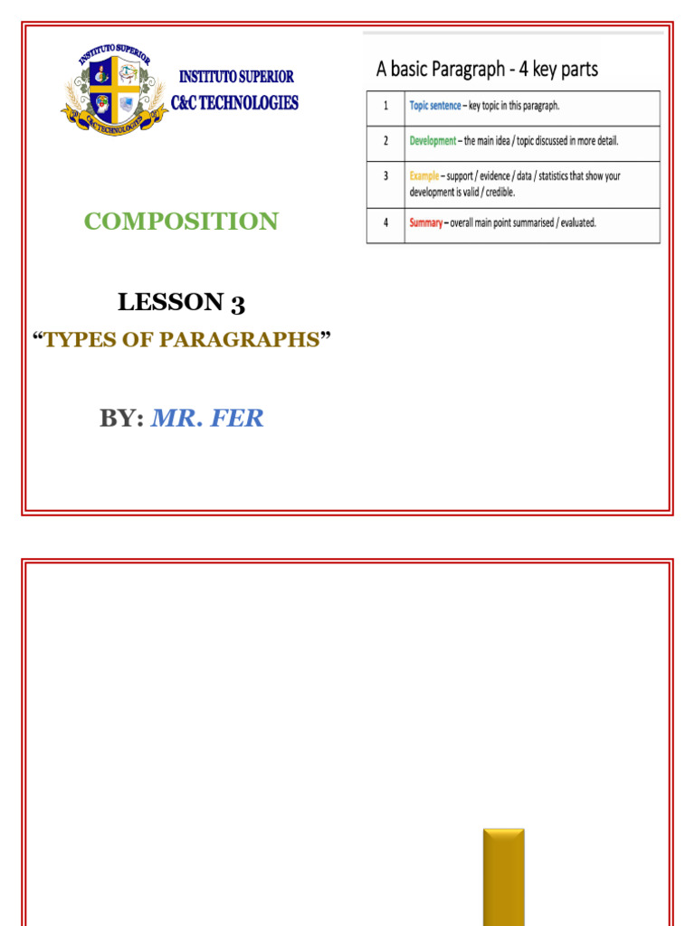 Types of Paragraphs Explained | PDF | Paragraph | Immigration