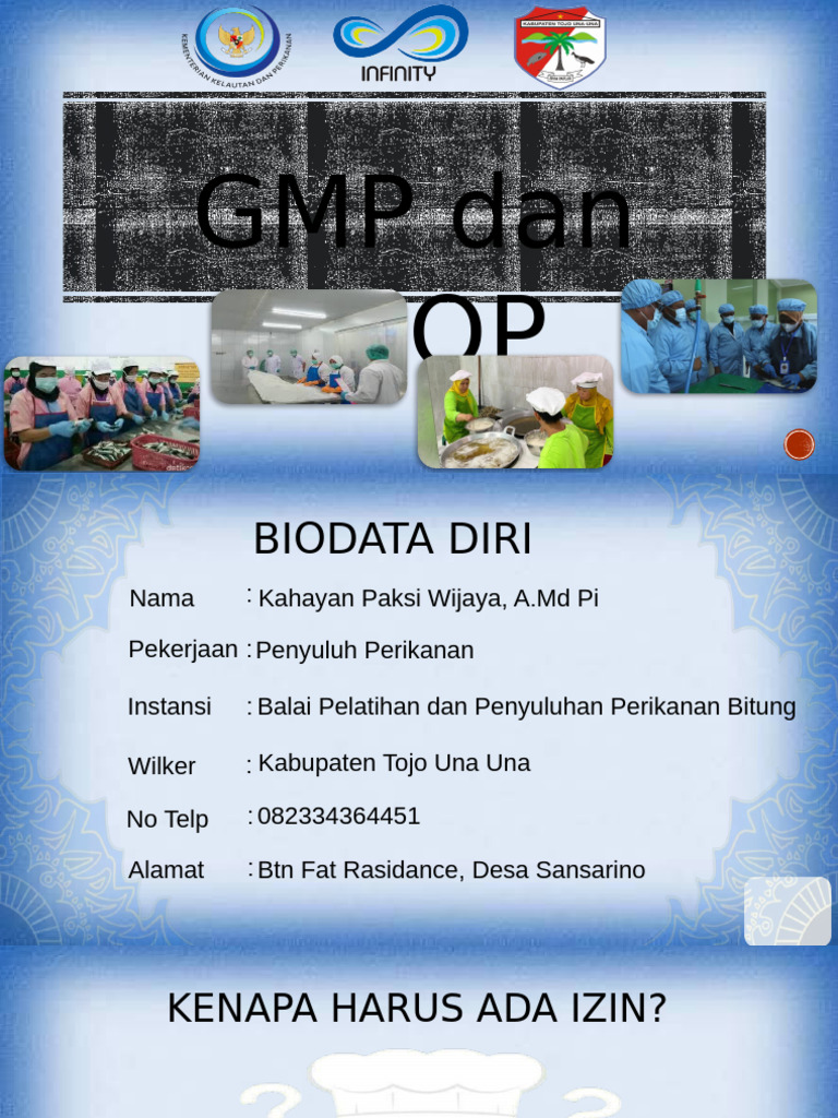 Penerapan GMP dan SSOP dalam Pengolahan Ikan | PDF