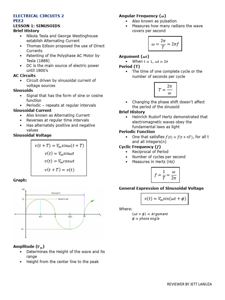 Circuit Elements Phasor Electrical Circuits 2 | PDF | Electrical ...