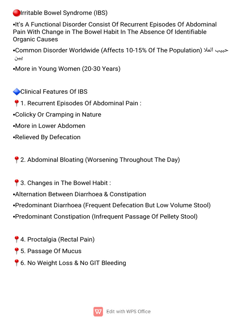 IBS & IBD (Irritable & Inflammatory Bowel) | PDF | Irritable Bowel Syndrome | Inflammatory Bowel ...