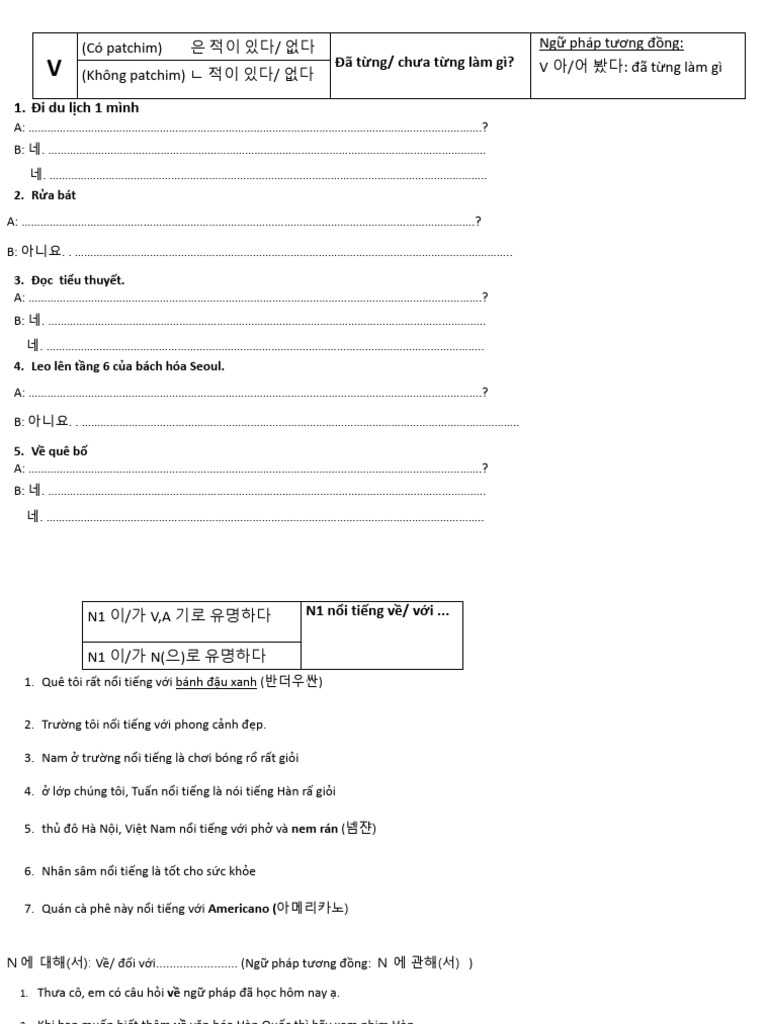 Ôn Tập Ngữ Pháp b1 Q3 | PDF