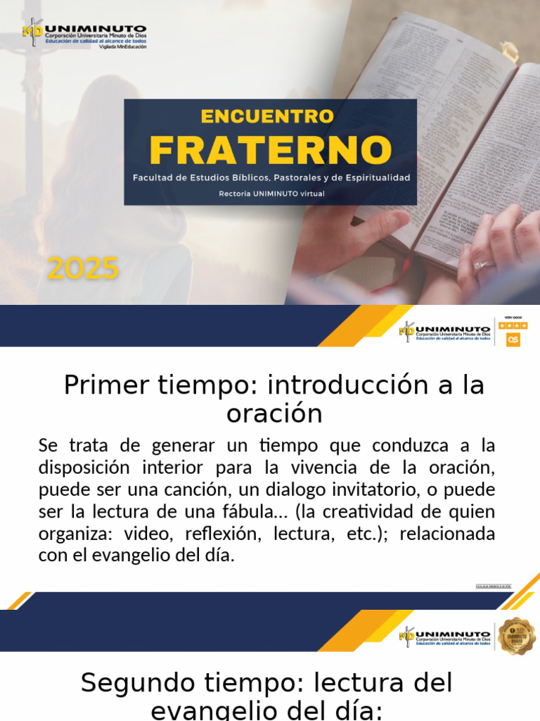 Encuentro Fraterno | PDF | Oración