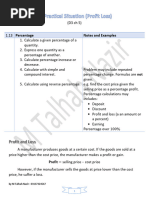 Worksheet 7 Finance Interest Banking and Inflation Grade 11 Math ...