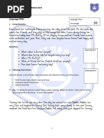Grade R Weekly Planning Template | PDF | Reading Comprehension ...