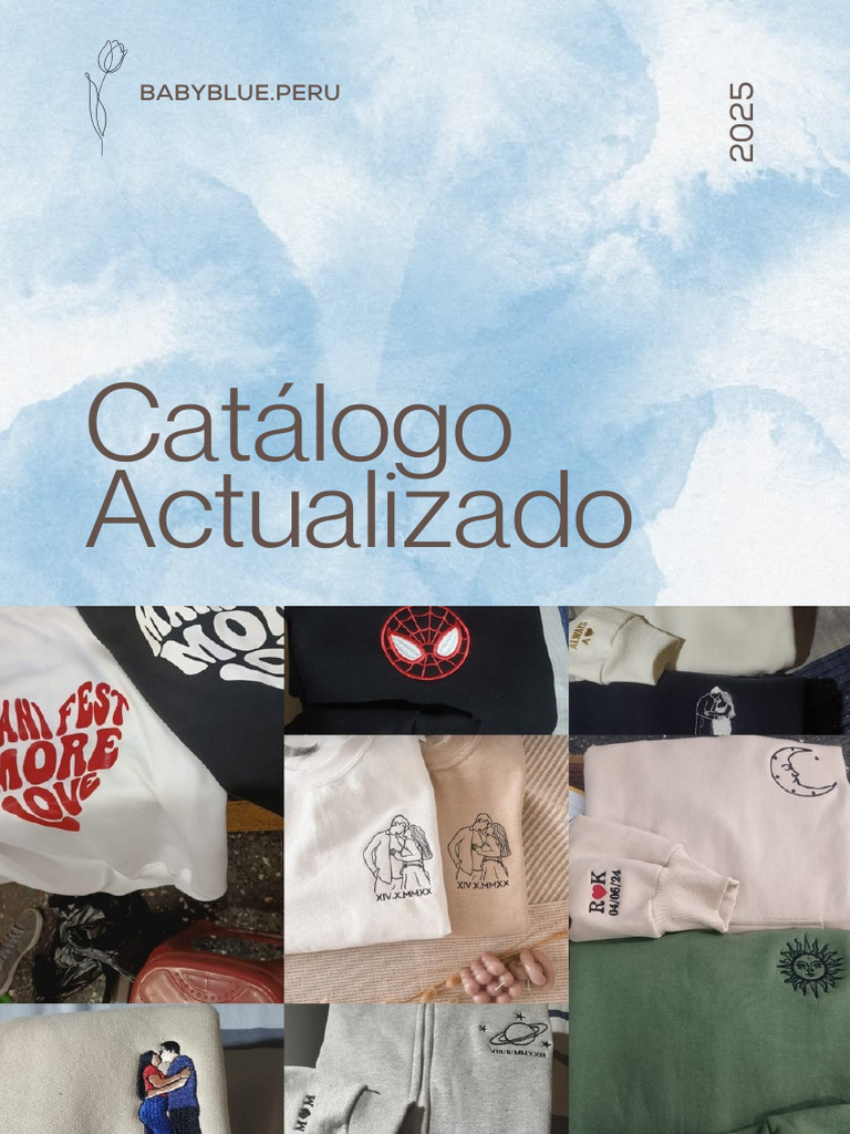 Catálogo de Ropa Personalizada 2025 | PDF