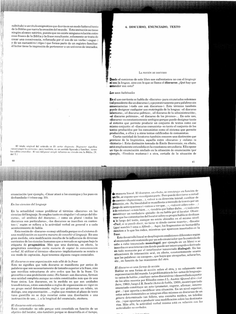 Maingueneau-Cap-4 Análisis de Textos de Comunicación 1 | PDF | Comunicación | Semiótica