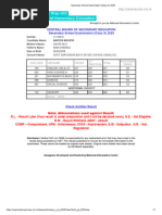 CBSE Class 10 Marksheet Sample 2024 | PDF