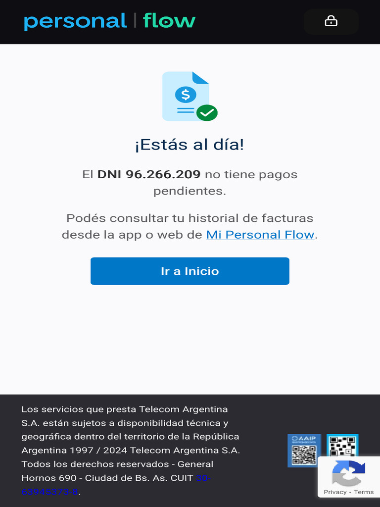 Descargá y Pagá Tu Factura Online Personal Flow 2 | PDF