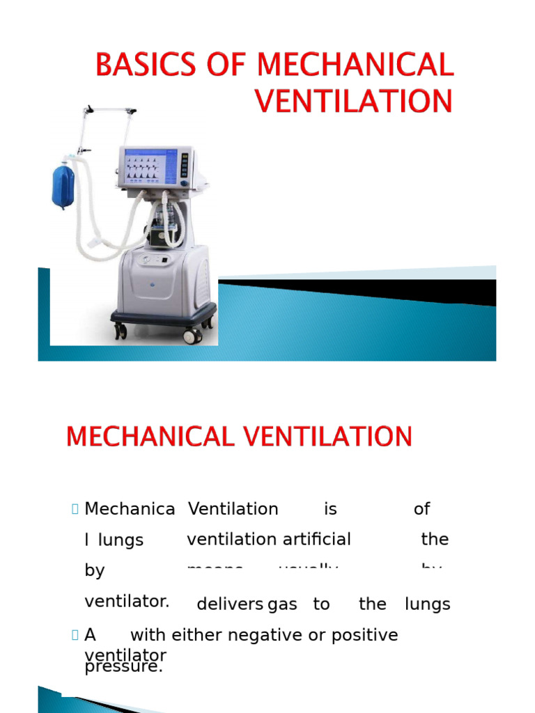 Understanding Mechanical Ventilation Basics | PDF | Breathing | Pulmonology