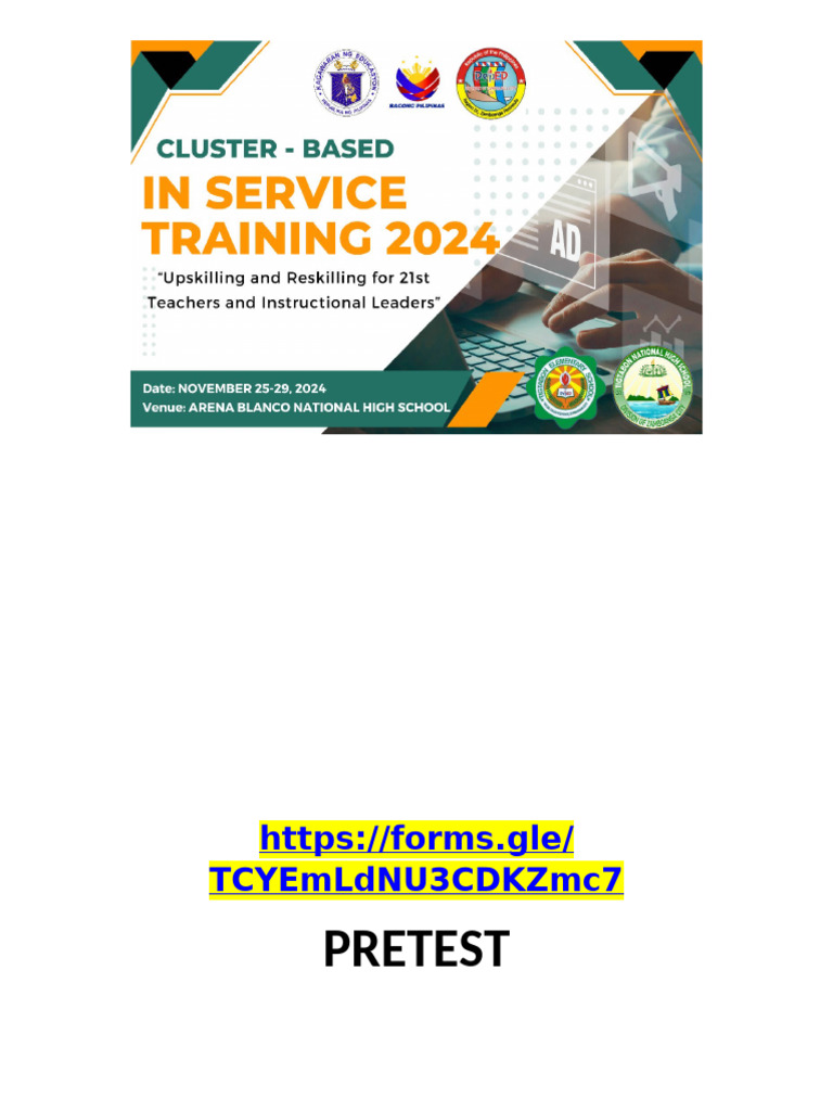 Inset Pretest-Posttest | PDF