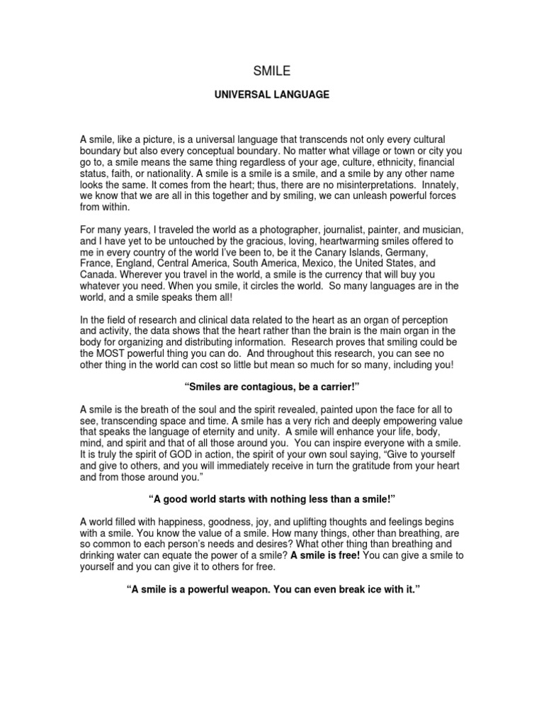 Smile | PDF | Smile | Infants