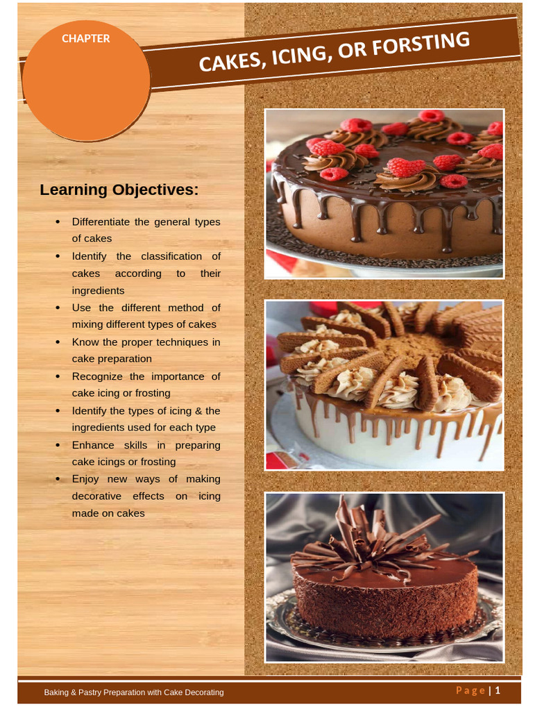 gateaux-and-cakes-notes | PDF | Cakes | Icing (Food)