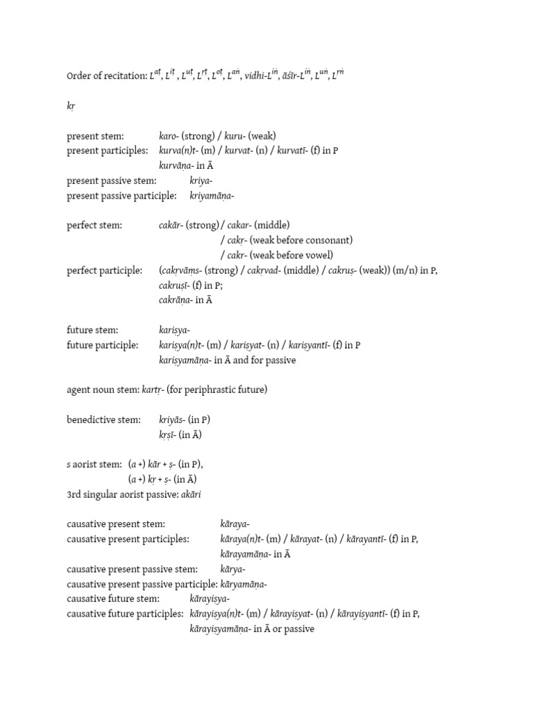 Gokul Madhavan's Handout On KR | PDF | Language Mechanics | Languages