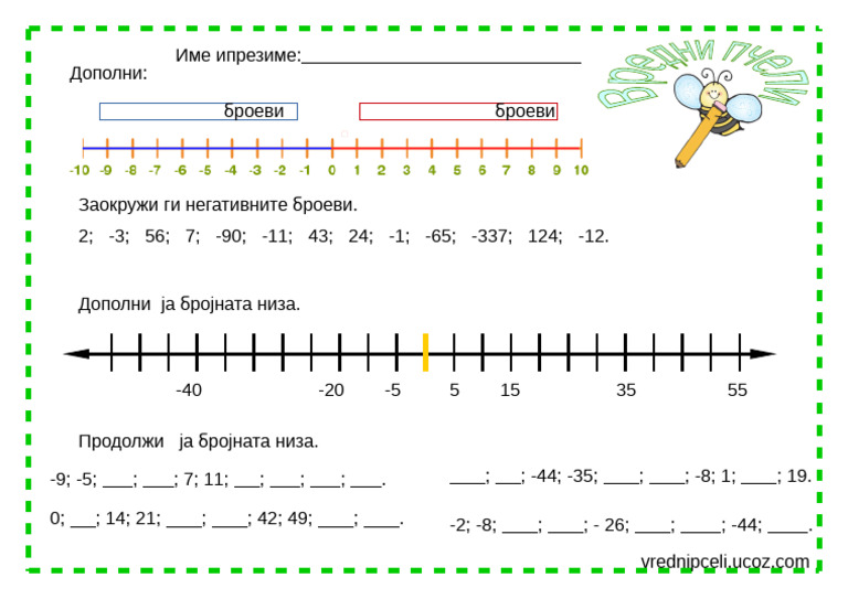 Negativni Broevi | PDF