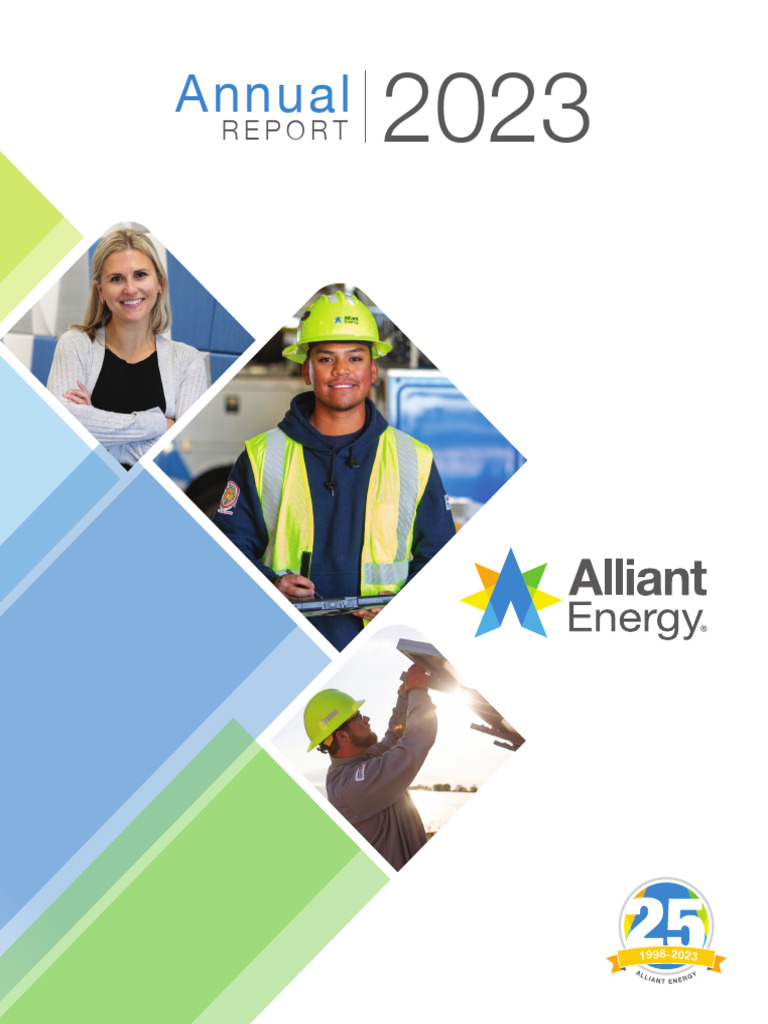 Alliant Energy 2023 Annual Report | PDF | Taxes | Expense