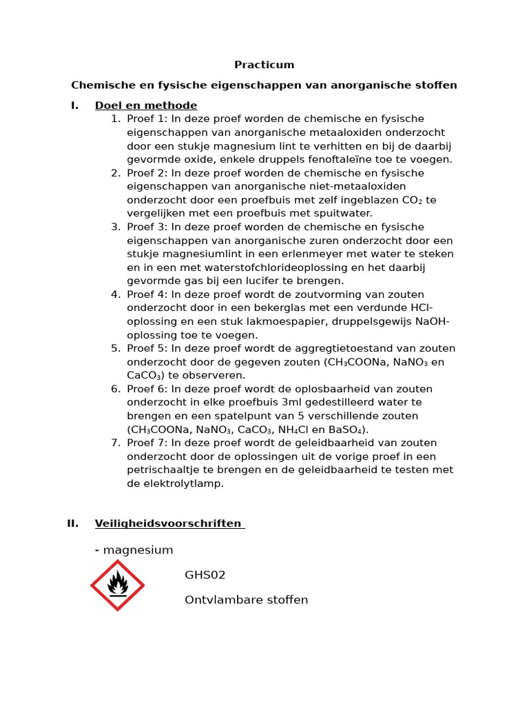 Voorbereiding P3 | PDF