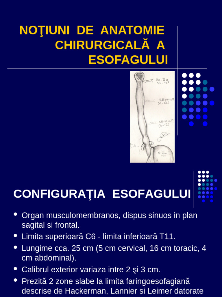 Patologie Chirurgicala Esofagiana | PDF