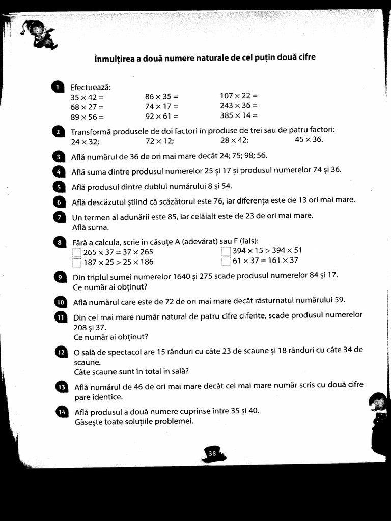 Inmultirea Cu 2-3 Cifre | PDF