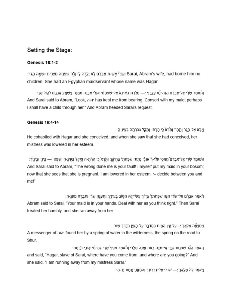 Isaac and Ishmael | PDF