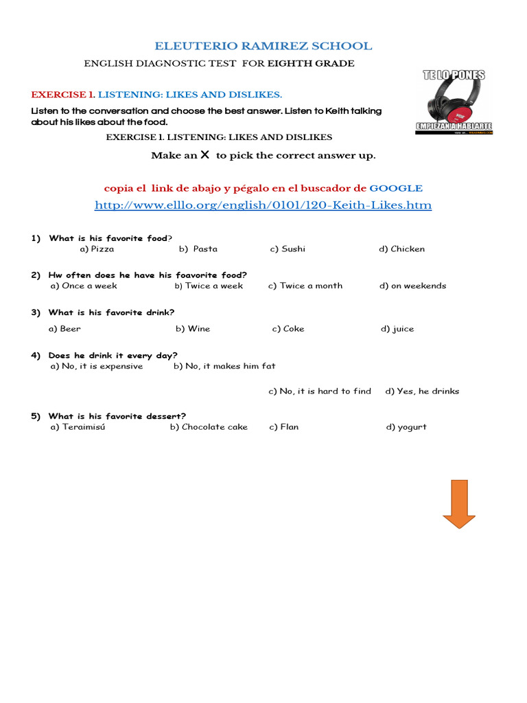 Prueba de Diagnostico Revisada y Editada 8vo | PDF