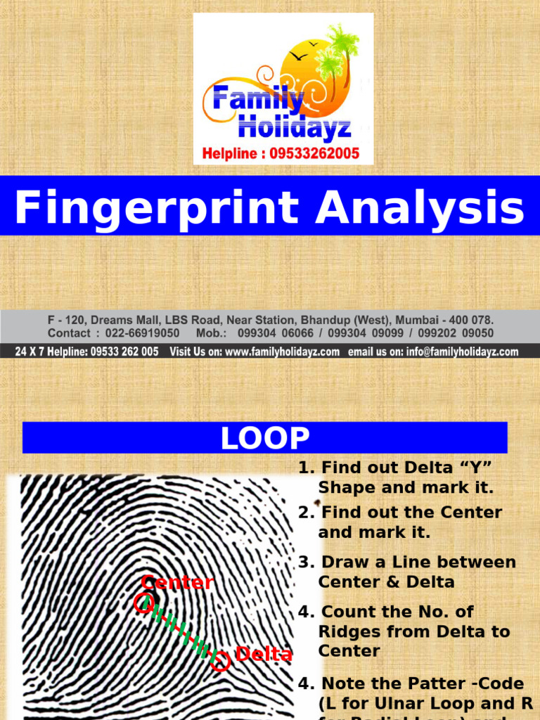 Fingerprint Analysis DMIT Advance | PDF | Fingerprint