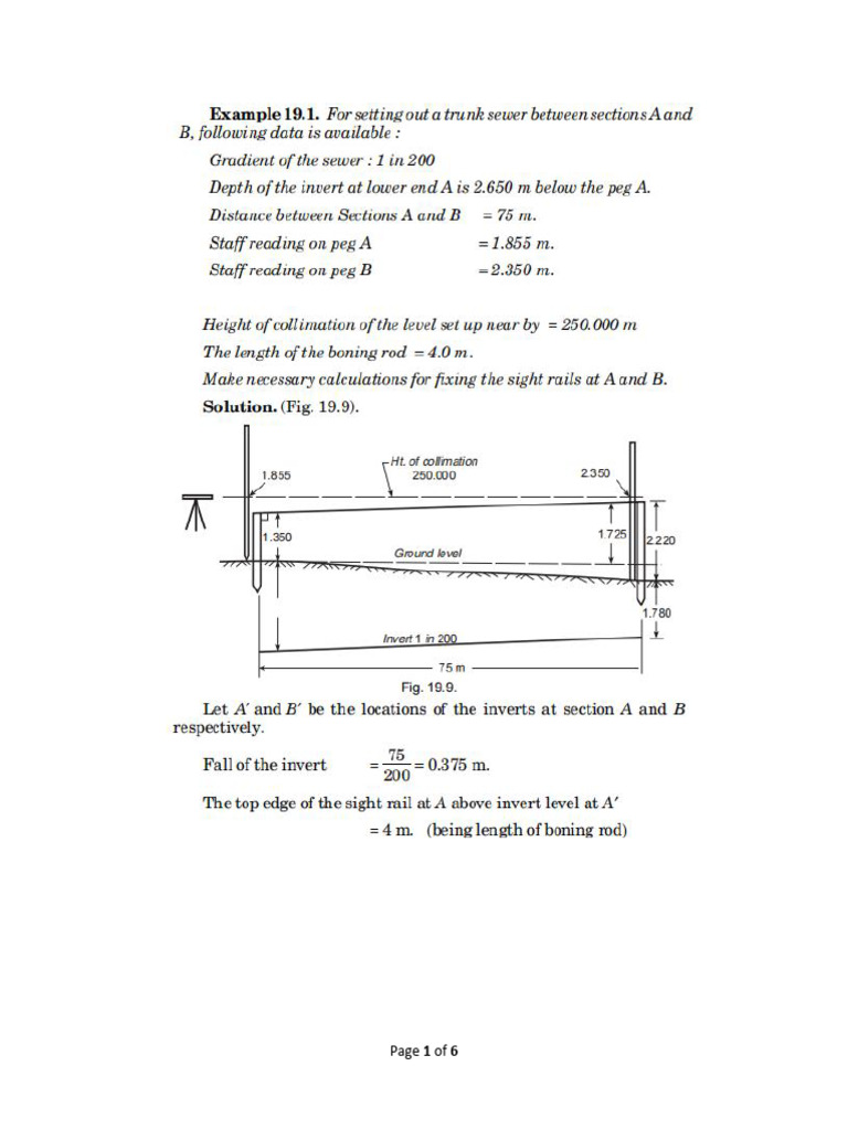 SETTING OUT OF GRADE STAKES | PDF