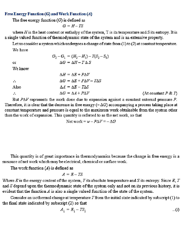 Chemical Thermodynamics-5 | PDF