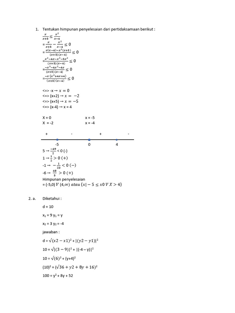 Tugas Kalkulus | PDF