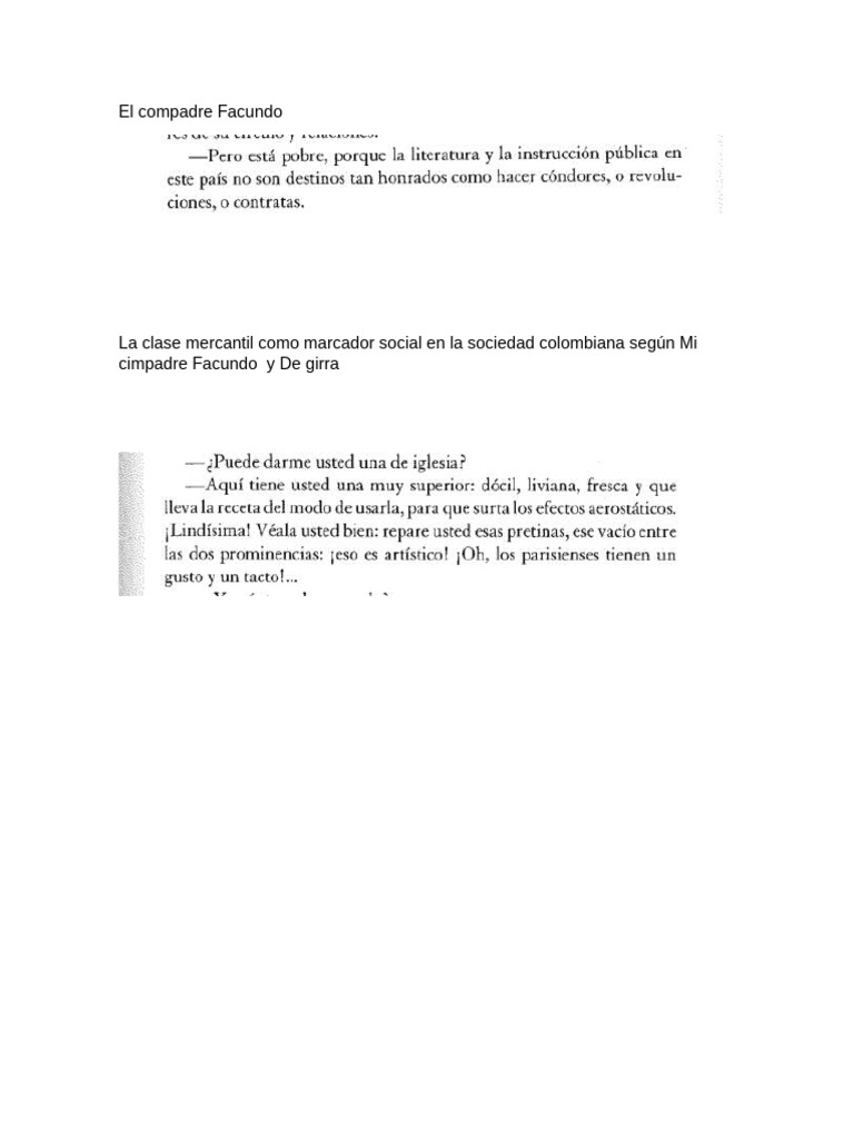 El Compadre Facundo | PDF
