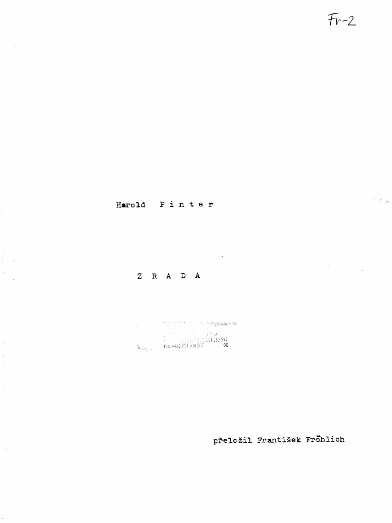 Pinter Zrada FR Ahlich - ZJ | PDF