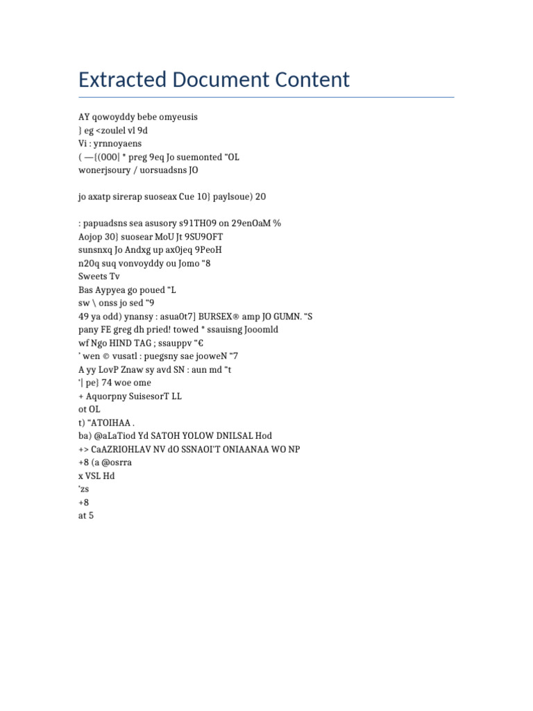 Extracted Document | PDF