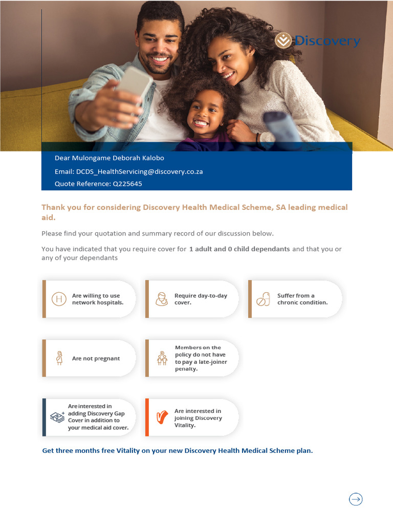 Discovery Health - Q225645 | PDF